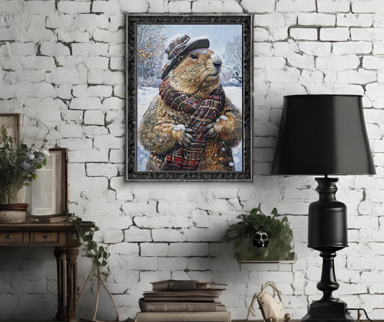 Groundhog Day Wall Art Printable, Groundhog Decor for Groundhog Day ...