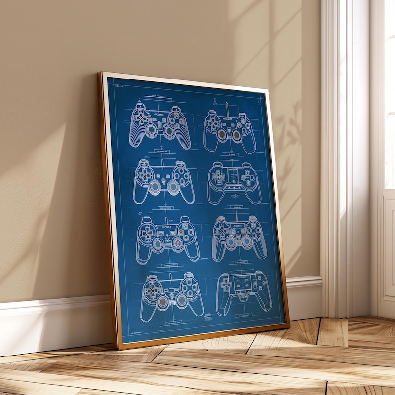 Playstation 4 Wall Art - Etsy