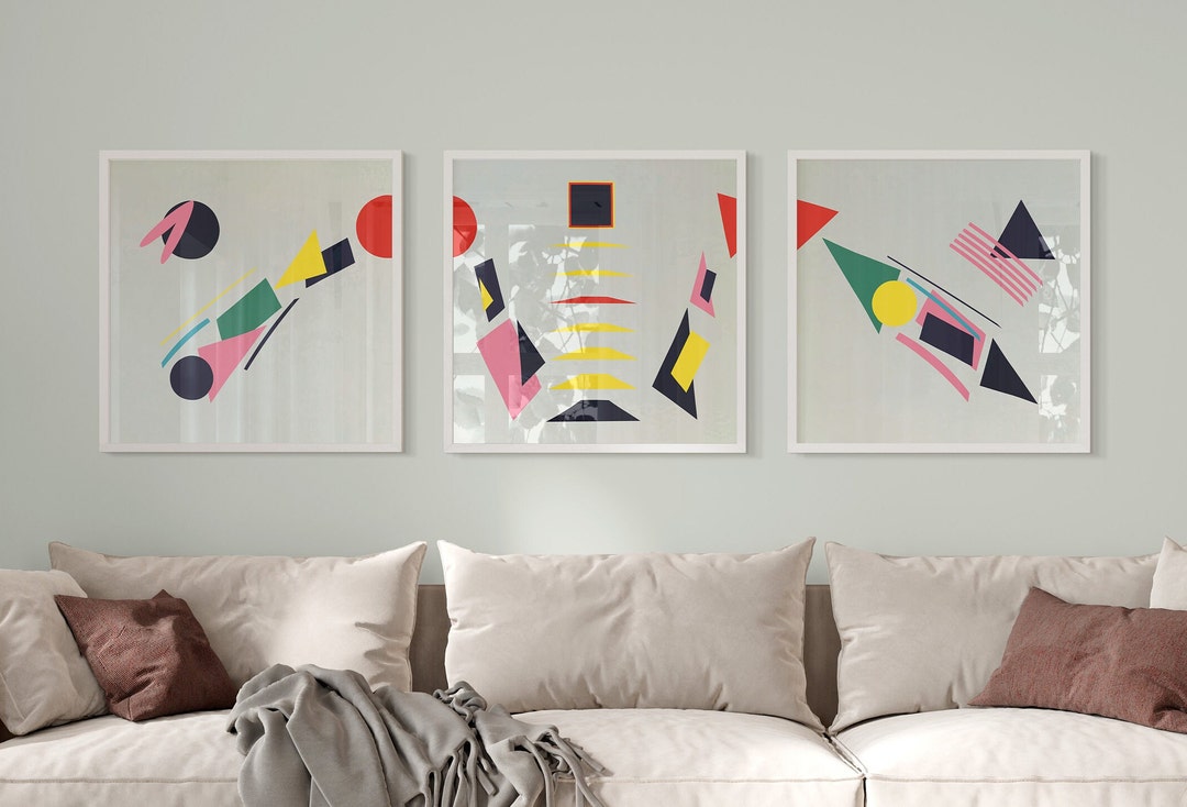 Square Pictures Set, Digital Download, Square Prints Set, Printables ...