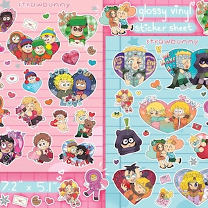 Adult Cartoon Stickers - Lovecore, Funny Stickers (A5) - Etsy