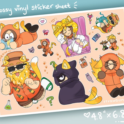 Chibi South Park Stickers - Etsy
