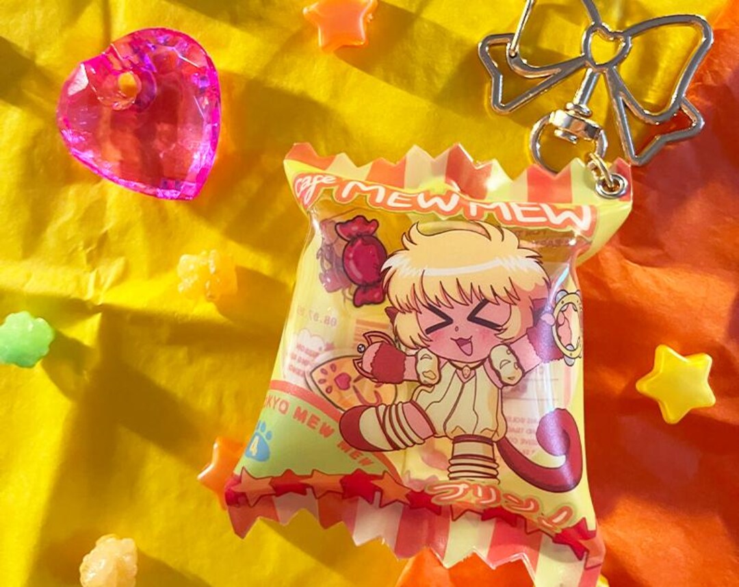 Tokyo Mew Mew Inspired Candy Bag Shaker Charm Mew Pudding - Etsy