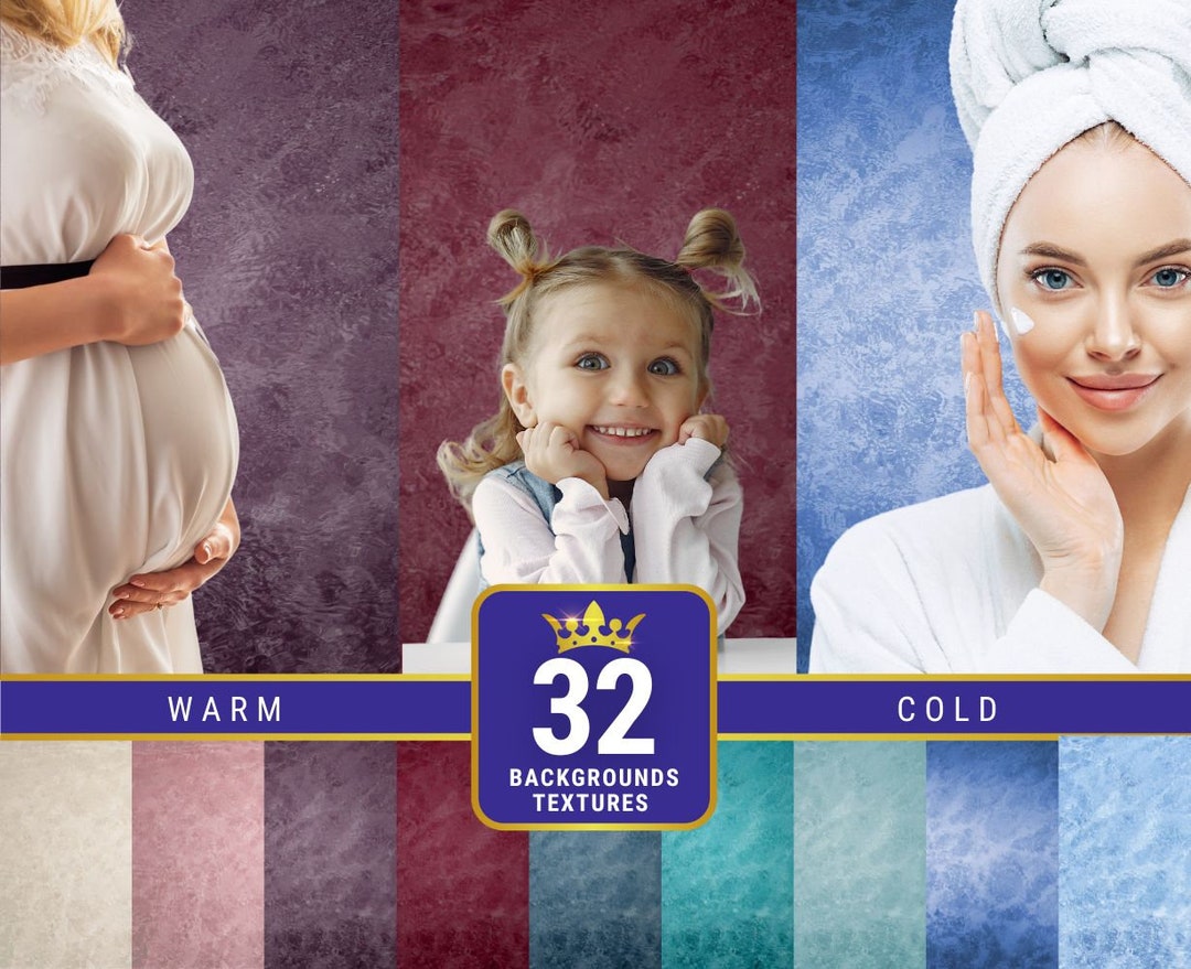 32 Digital Backgrounds, Artistic Overlays, Fine Art Portrait Texture ...