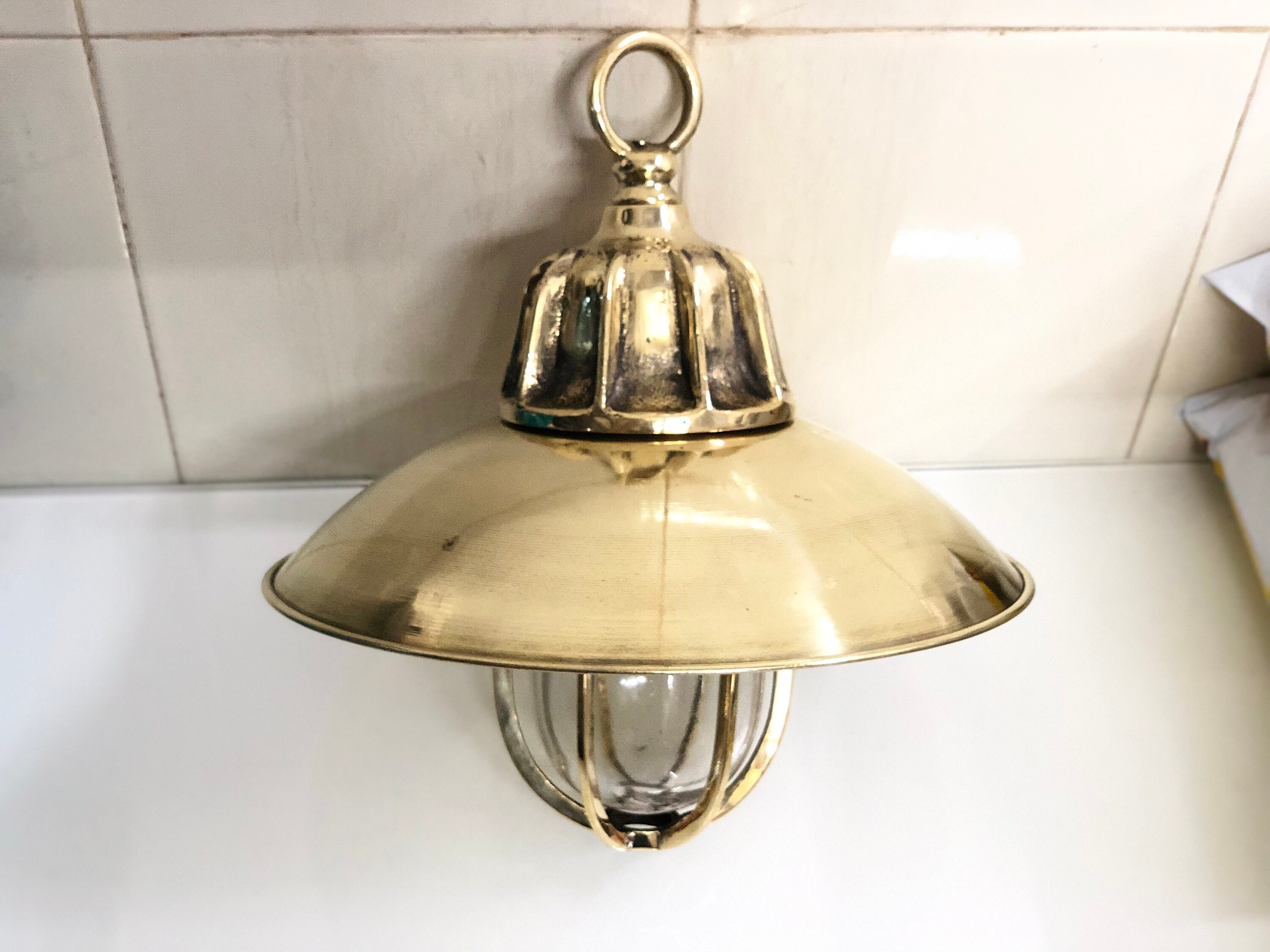 Nautical Marine New Solid Brass Passageway Bulkhead Pendant Ship Cargo ...