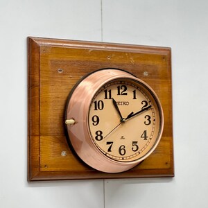 Authentic Reclaimed Ship Antique Quartz Victorian Style Seiko Round ...