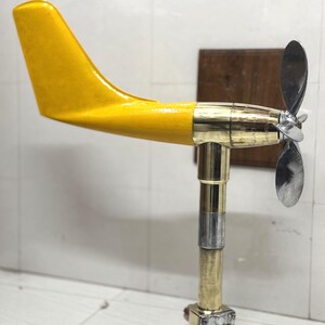 Brass & Aluminum Anemometer, Stunning Vintage Weather Instrument for ...