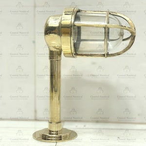 Antique Brass Vintage Maritime Ship Wiska Bulkhead Sconce Light ...
