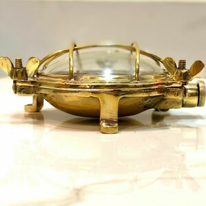 Nautical Marine Ship Brass New Hallway Small Deck Light Fixture 8 Piece ...