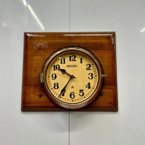 Authentic Reclaimed Ship Antique Quartz Victorian Style Seiko Round ...