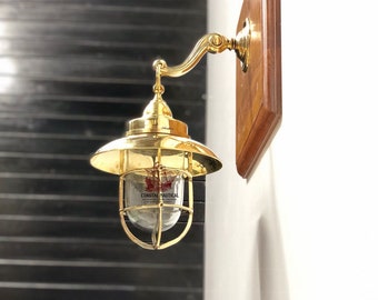 Nautical Ship Marine New Solid Brass Hanging Cargo Pendant Chain Light ...