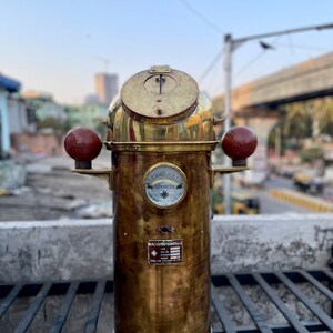 Marine Antique Industrial Saura Keiki Seisakusho Brass Magnetic Boat ...