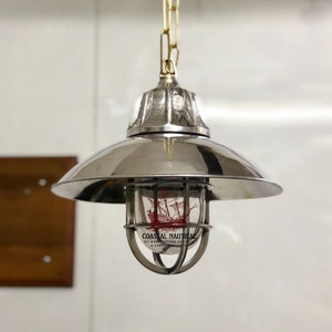 Maritime Antique Hanging Cargo Ceiling Nautical Pendant Light, Vintage ...