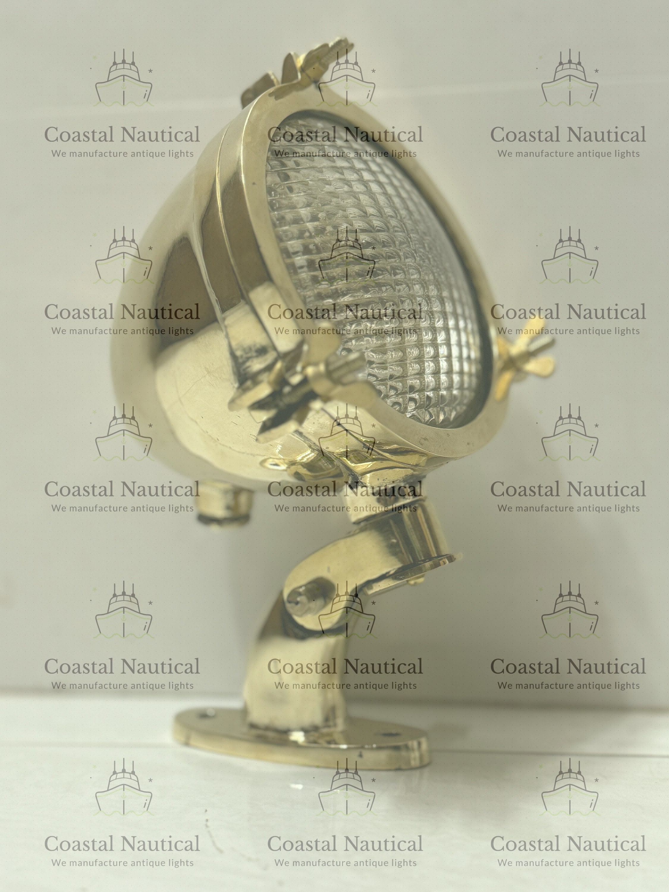 Boat Ship Reclaimed Marine Theme Decoration Antique New Brass Mini Spot ...