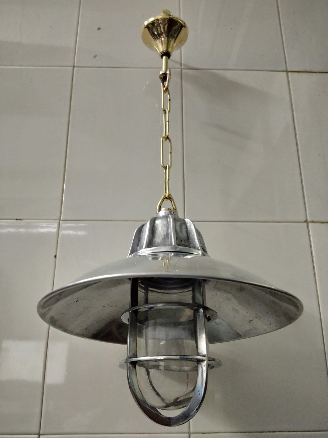 Nautical Marine Style New Solid Aluminium Hanging Cargo Light With ...