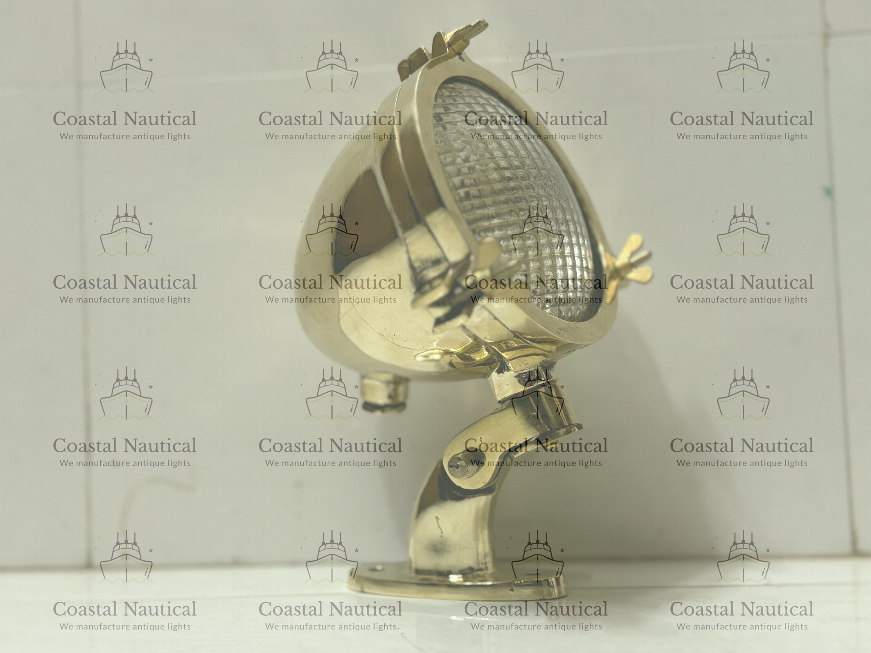 Boat Ship Reclaimed Marine Theme Decoration Antique New Brass Mini Spot ...