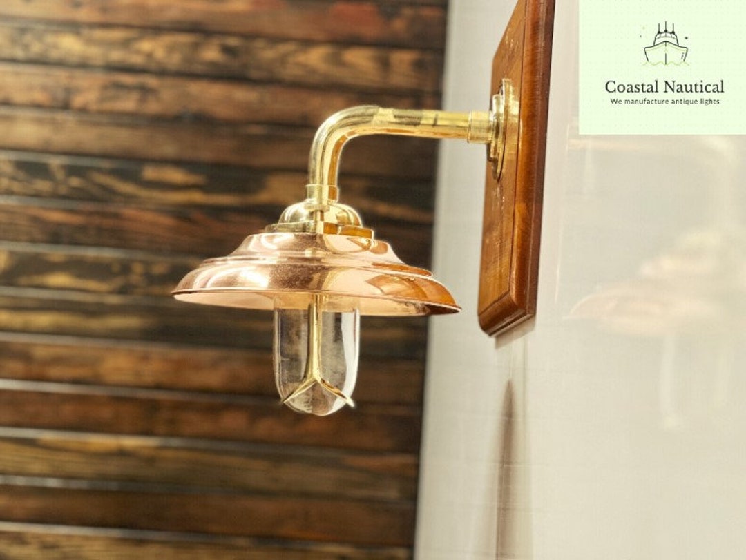 New Nautical Arched Type Marine Solid Brass Swan/wall Bulkhead - Etsy