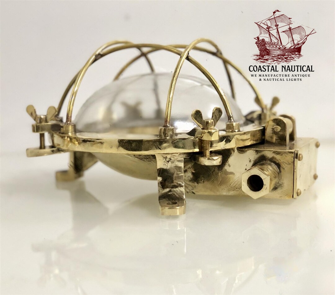 New Nautical Marine Solid Brass Ship Bulkhead Wall/ceiling Mount Deck ...