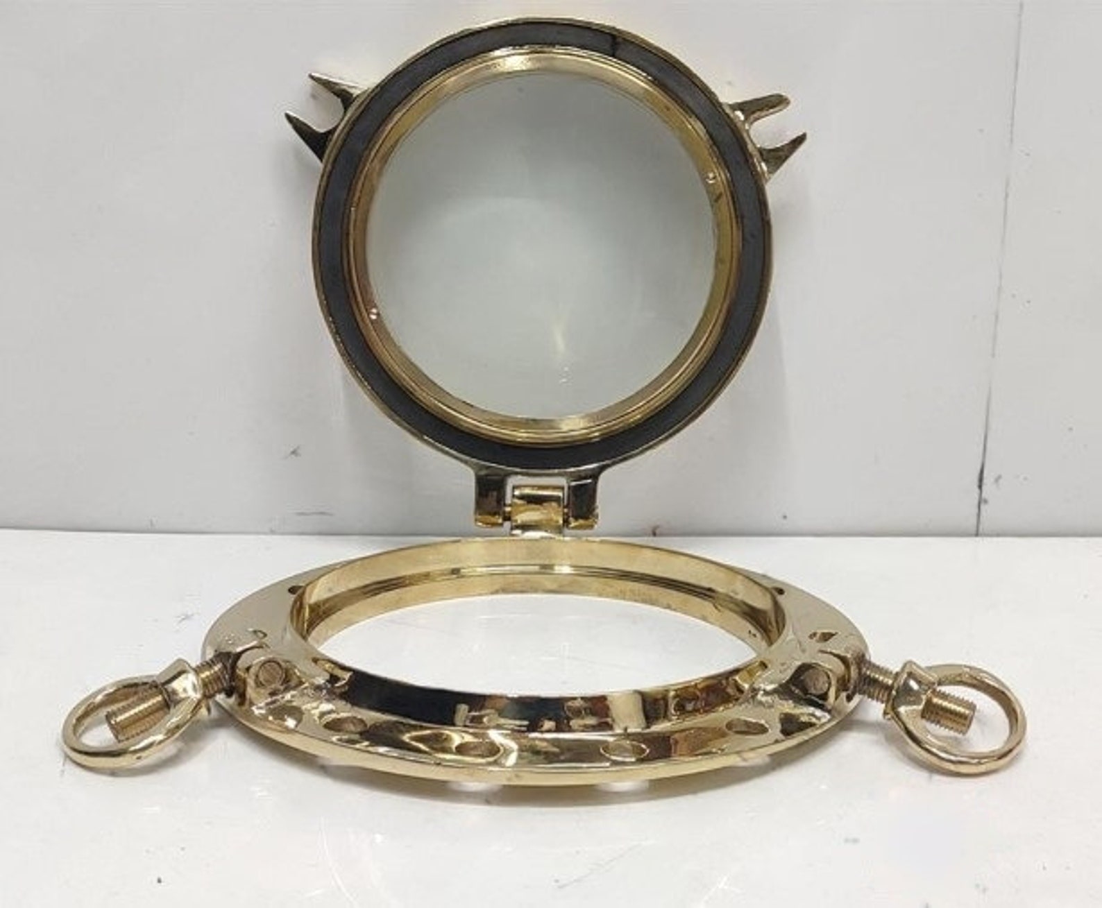 New Antique Solid Brass Vintage Retro Style Marine Ship Big Porthole ...