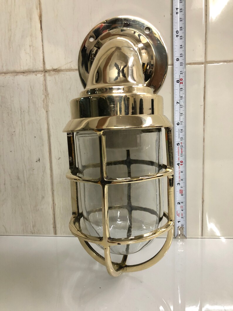 Marine New Nautical Solid Wall Brass Swan Passageway Wall Ship Light ...