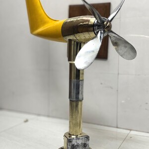 Brass & Aluminum Anemometer, Stunning Vintage Weather Instrument for ...