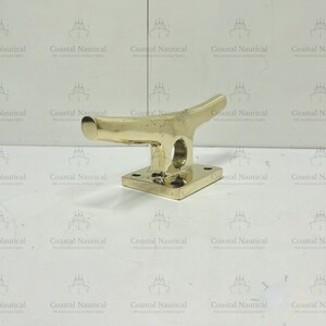 Maritime Ship Replica Solid Brass Rope Holder - Vintage Wall Hook for ...