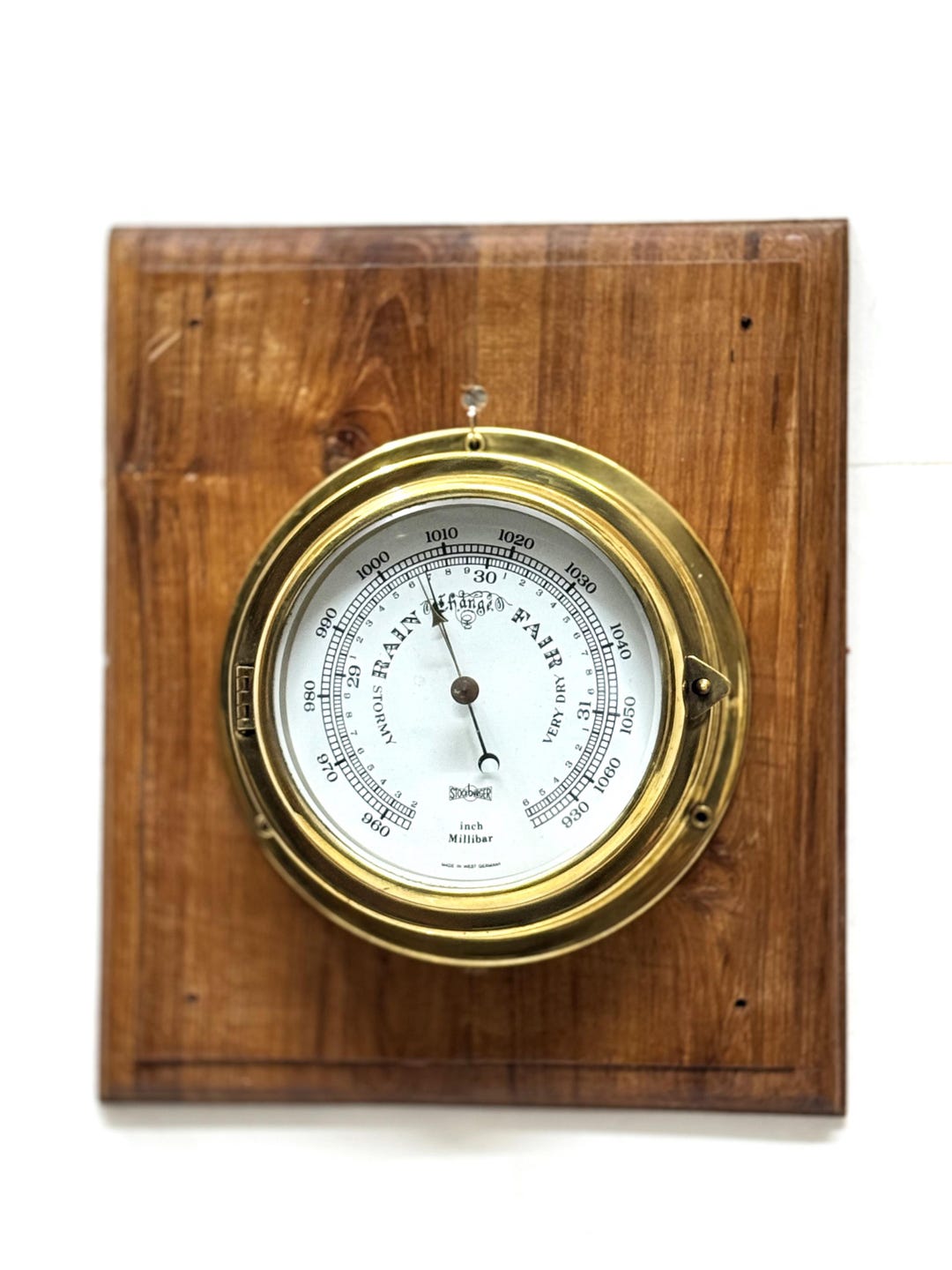 Marine Ship Barometer | Stock Burger Stormy Rain Change Fair Very Dry ...