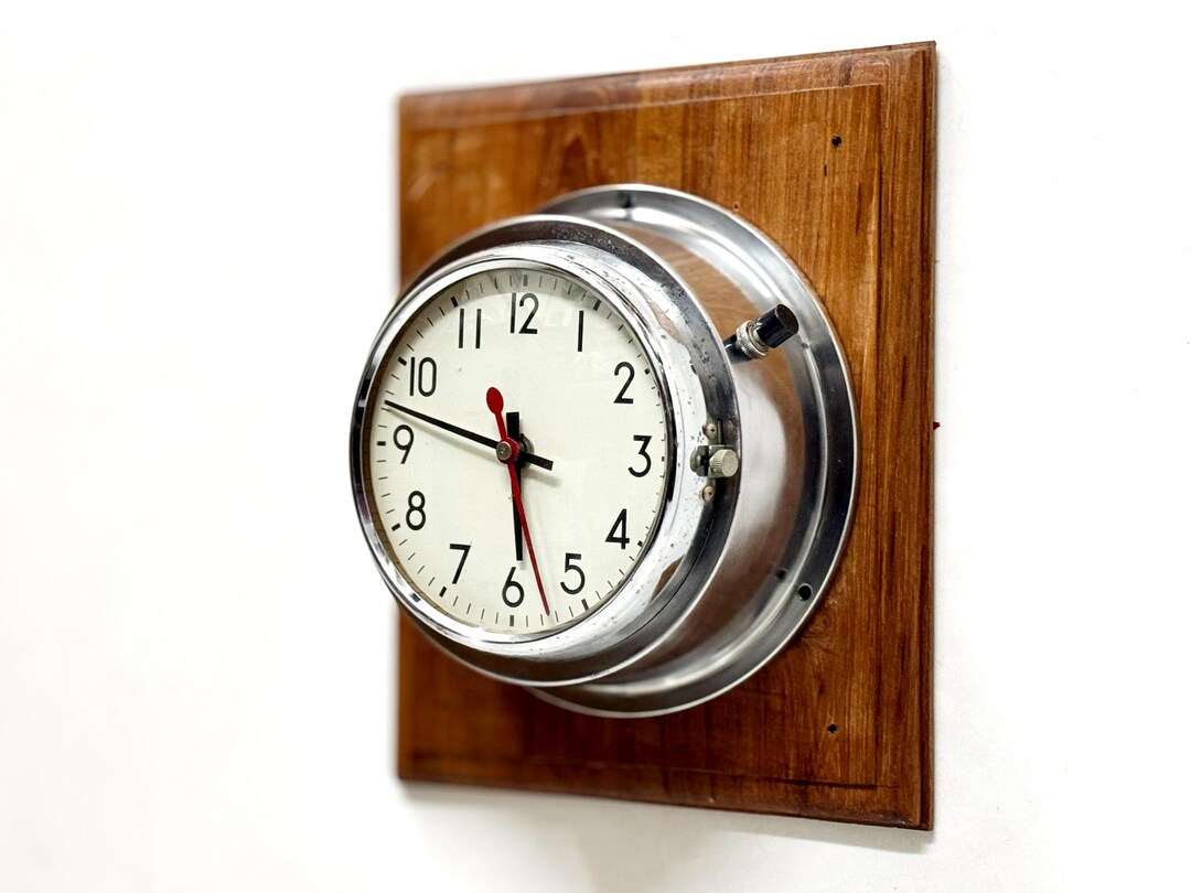 Retro Style Vintage Citizen Marine Ship Wall Clock – Industrial ...