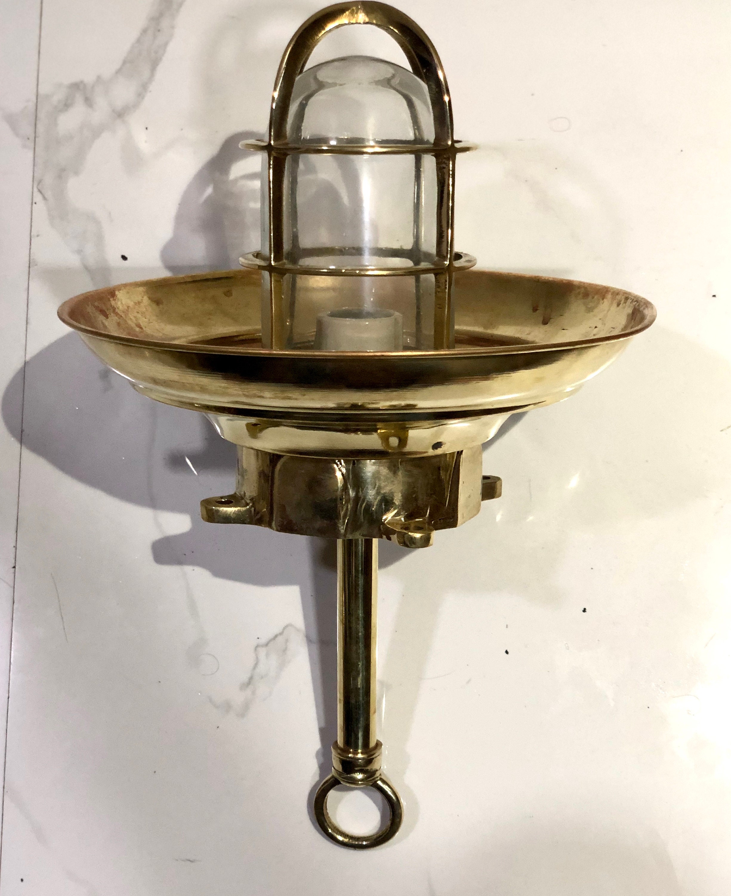 New Nautical Marine Ship Brass Hanging Cargo Ship Pendant Light With ...