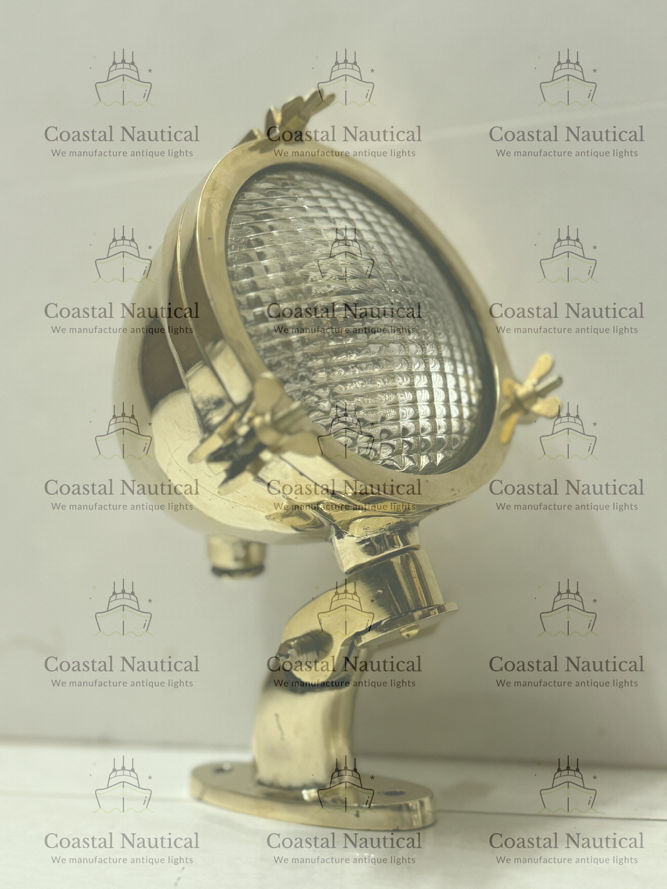 Boat Ship Reclaimed Marine Theme Decoration Antique New Brass Mini Spot ...