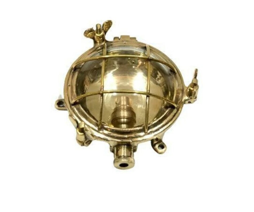 Nautical Marine Small Solid Brass Ship Bulkhead Wall Mount - Etsy