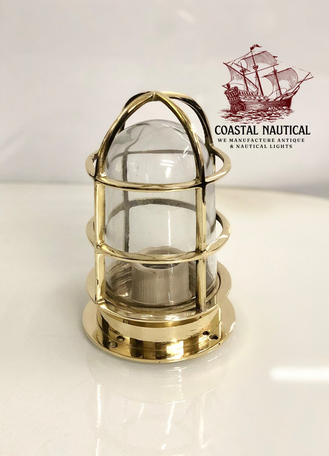 Nautical Marine New Mount Brass Style Passageway Ship Light Fixture - Etsy