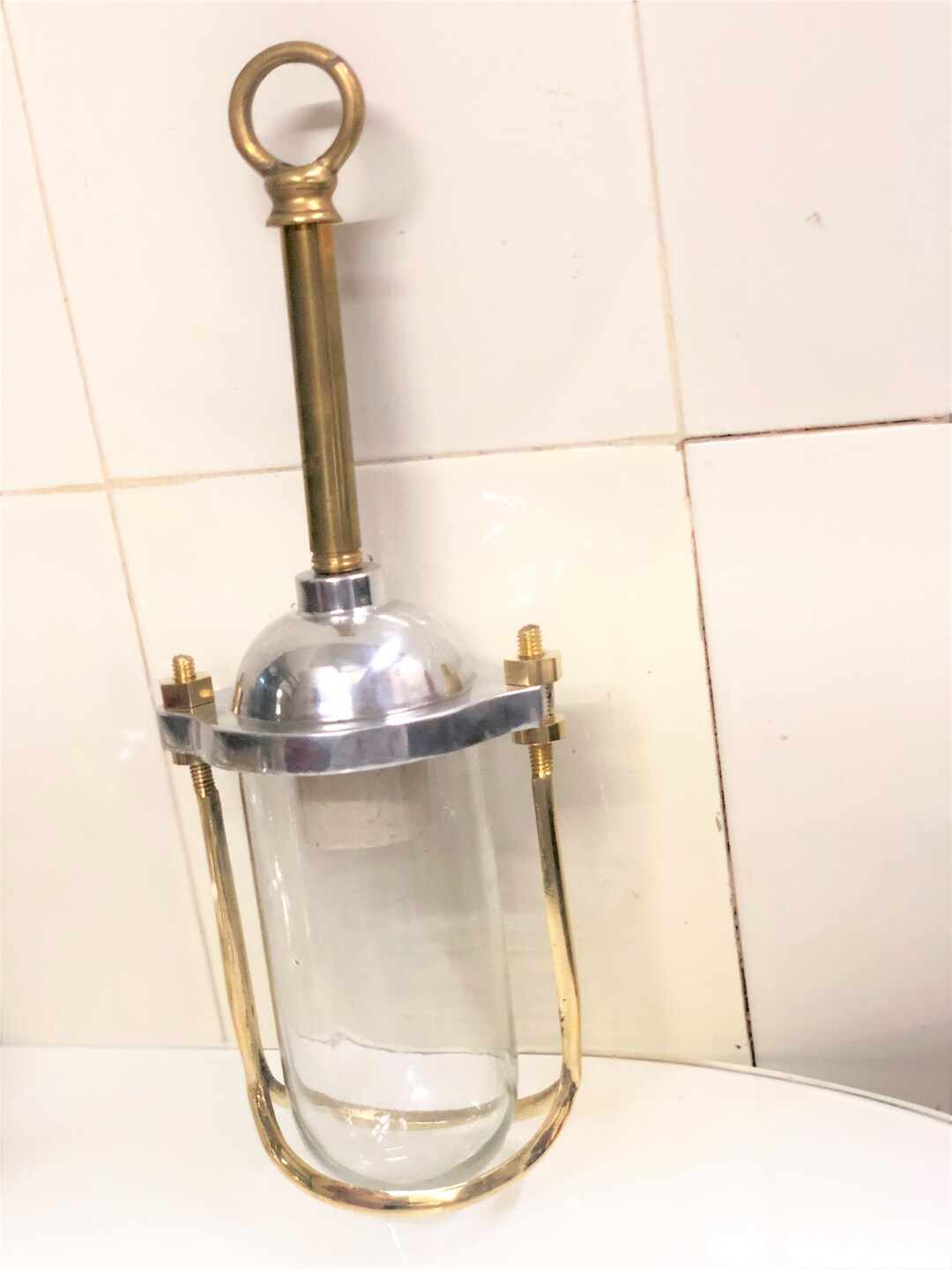 Interior Decor Replica Marine Aluminium Hanging Ship Light With Brass ...