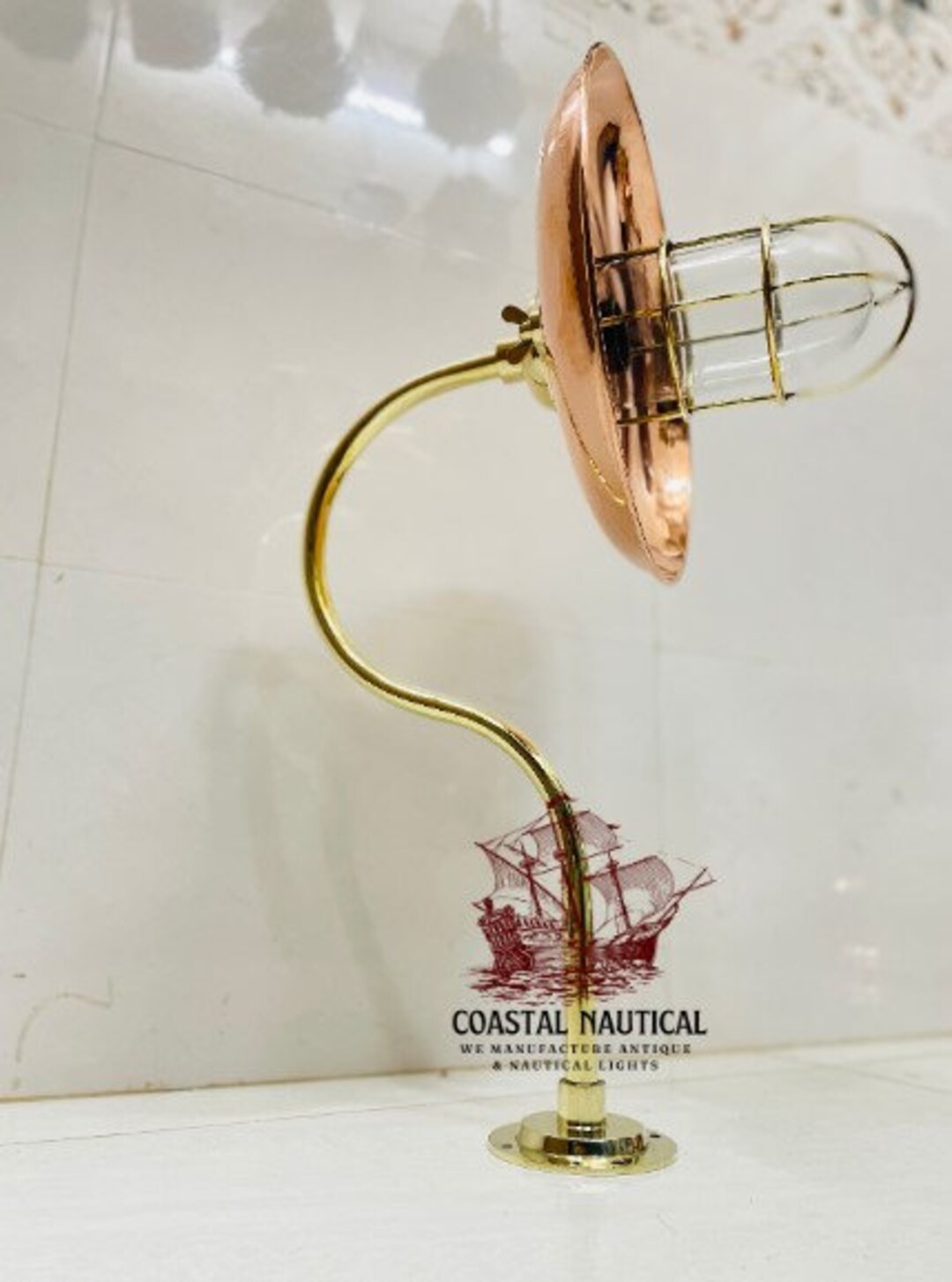 Home Indoor/outdoor Solid Brass Wall Bulkhead Nautical Sconce Ship ...