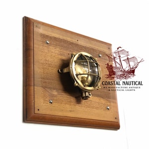 Nautical Marine Small Solid Brass Ship Bulkhead Wall Deck Light ...