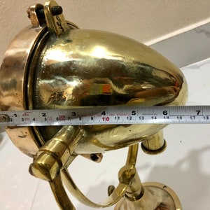 Authentic Original Reclaimed Old Marine Ship Salvage Brass Signal Spot ...