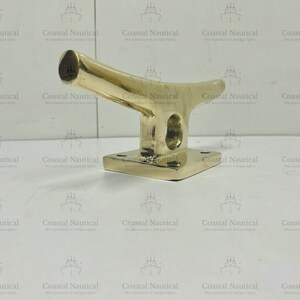 Maritime Ship Replica Solid Brass Rope Holder - Vintage Wall Hook for ...