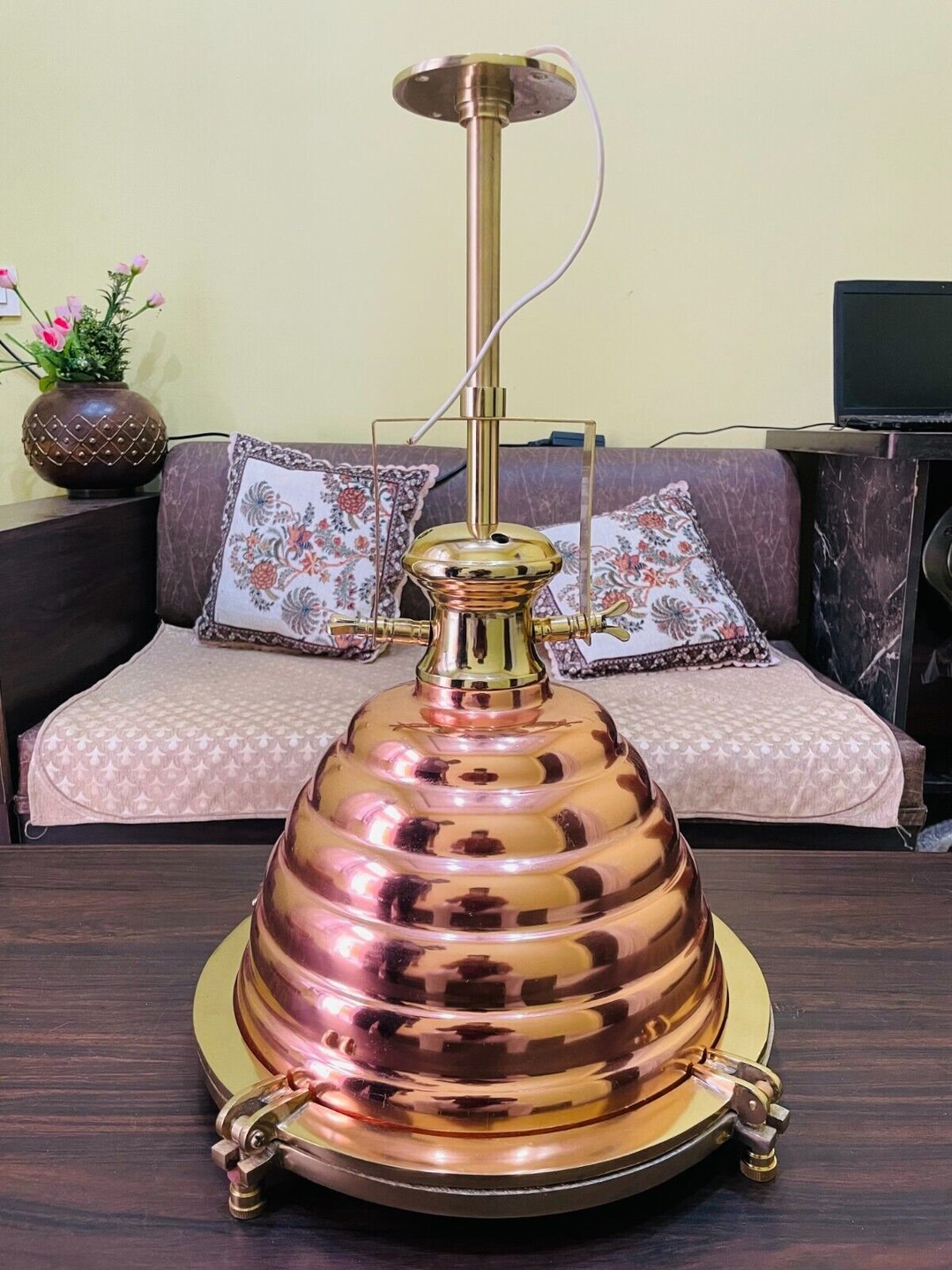 Nautical Replica Wiska New Brass & Copper Ceiling Decoration Pendant ...