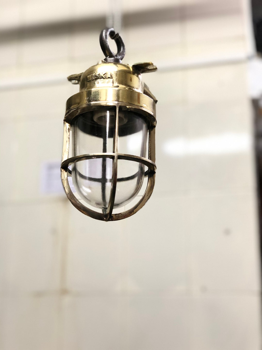 Ship Salvaged Antique Original Bulkhead Hanging Cargo Wiska Ceiling ...