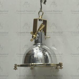 Nautical Aluminium Brass Cargo Pendant Light – Retro Hanging Ship Light ...