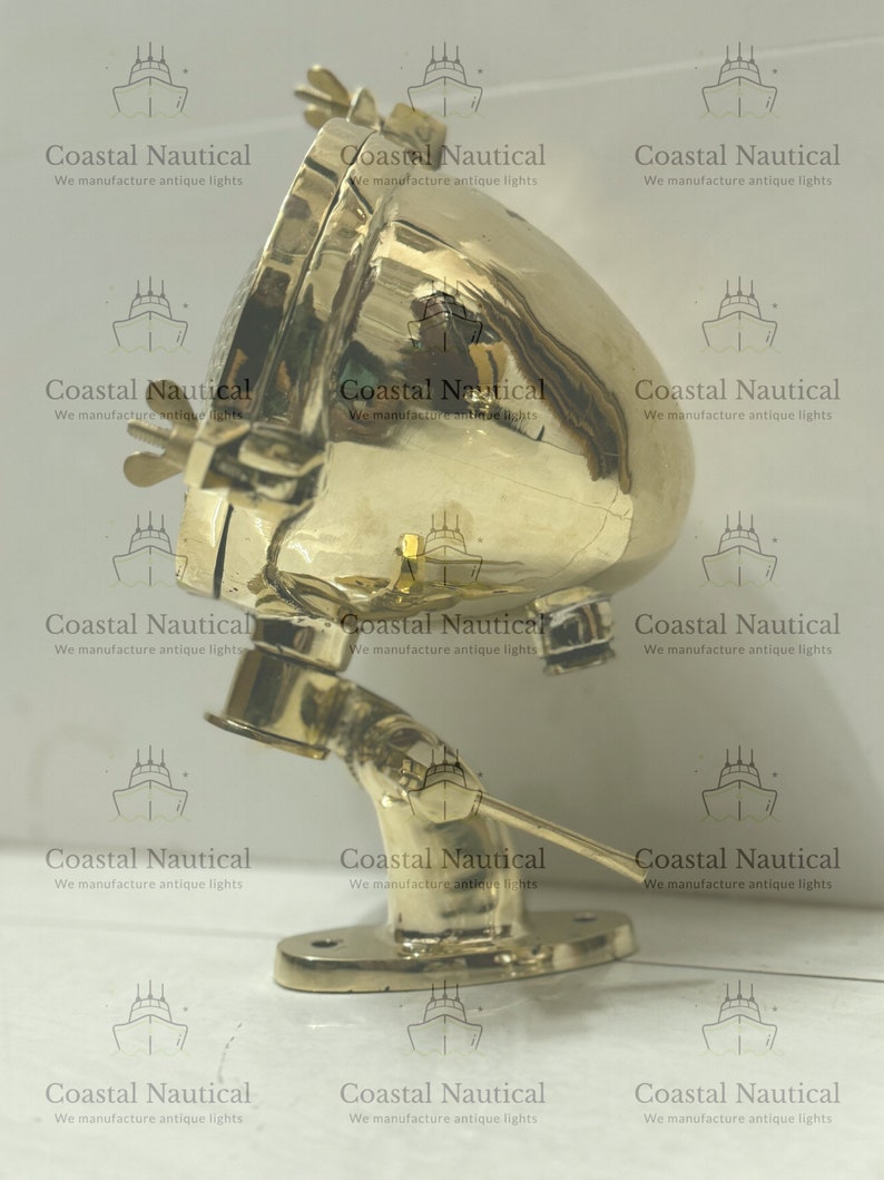 Boat Ship Reclaimed Marine Theme Decoration Antique New Brass Mini Spot ...