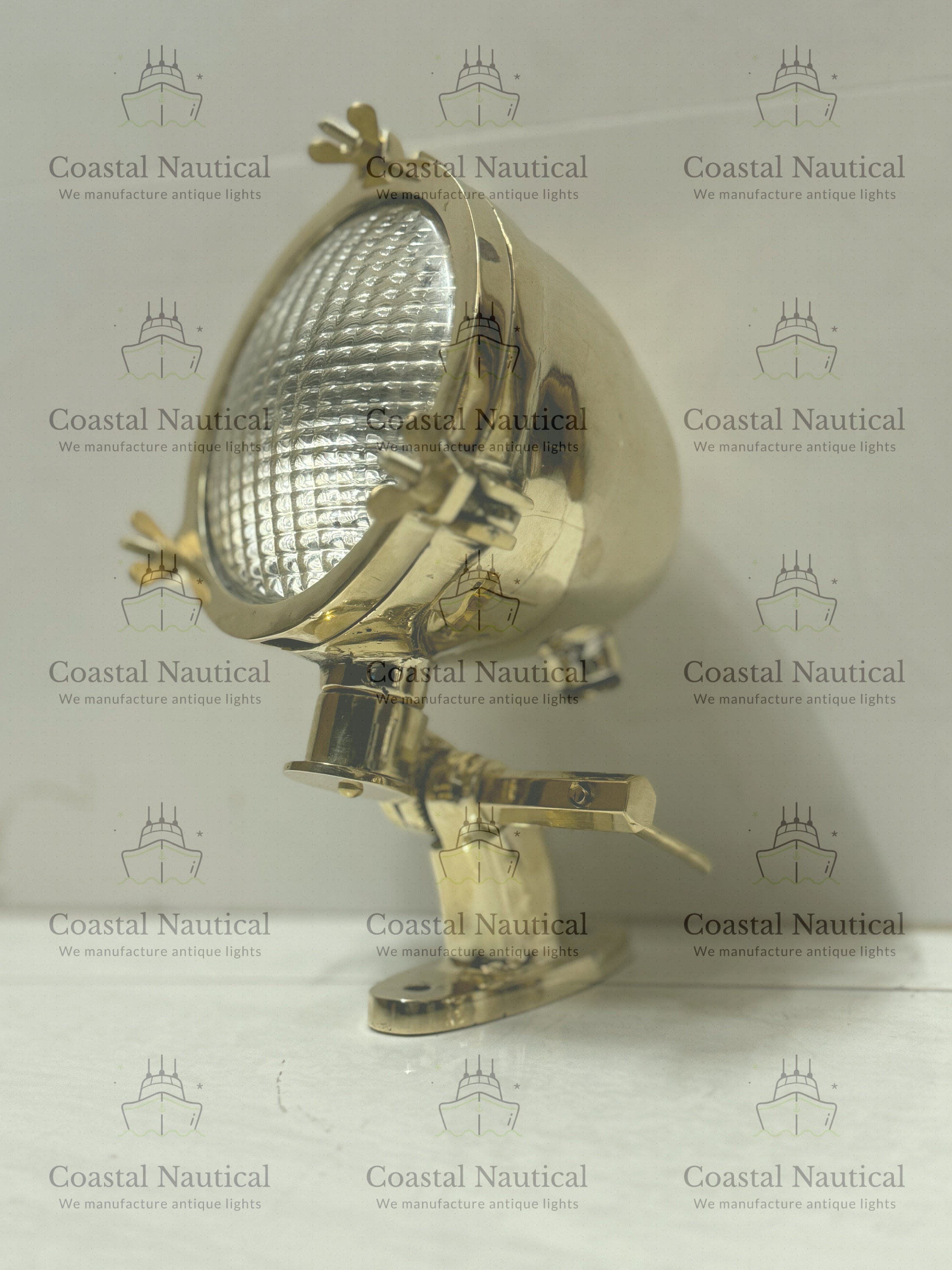 Boat Ship Reclaimed Marine Theme Decoration Antique New Brass Mini Spot ...