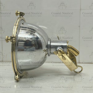 Nautical Aluminium Brass Cargo Pendant Light – Retro Hanging Ship Light ...
