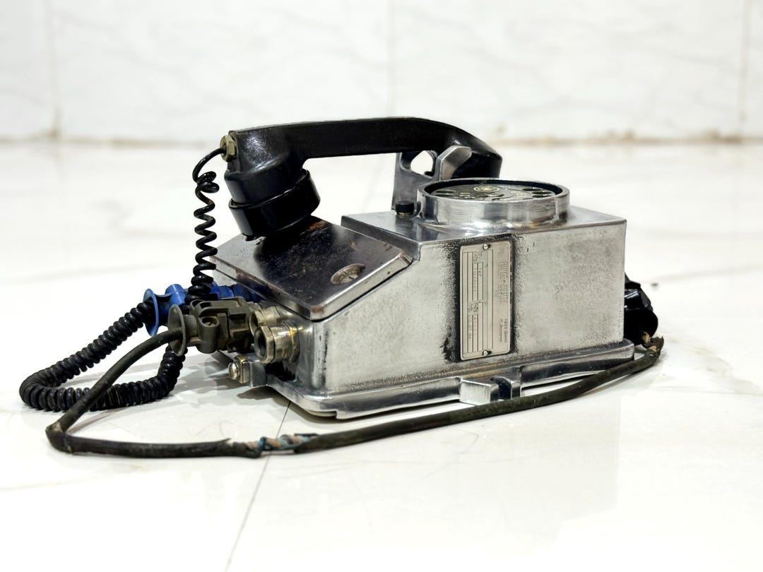 Vintage Marine Ship Telephone | Wall Hanging Aluminum Phone | Made in ...