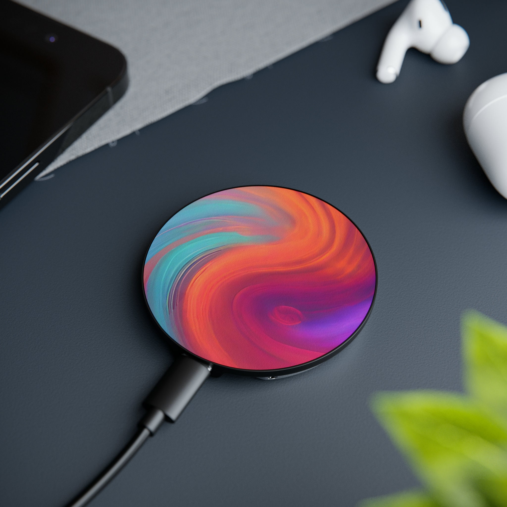 Colorful Magnetic Induction Charger - Etsy