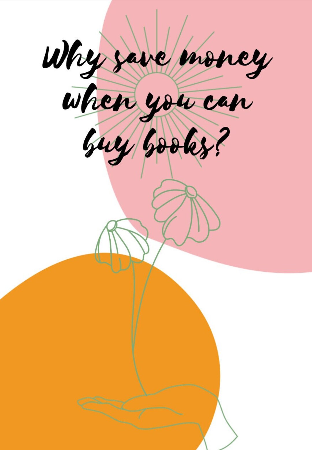 Why Save Money When You Can Buy Books? - Etsy