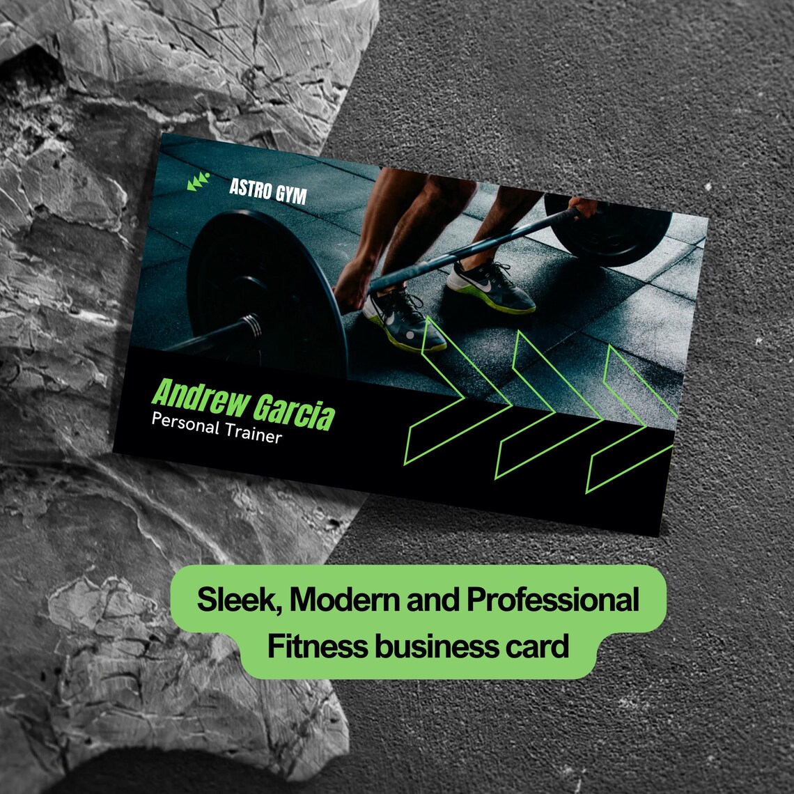 Personal Trainer QR Code Business Card, Customizable Template, Instant ...