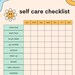 Self-care Checklist, Digital Download, Printable Journal - Etsy