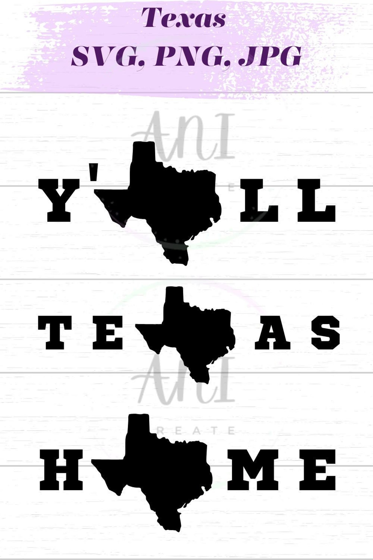Texas SVG, Texas Outline Svg, Texas Home Svg, Texas Y'all Svg, Texas ...