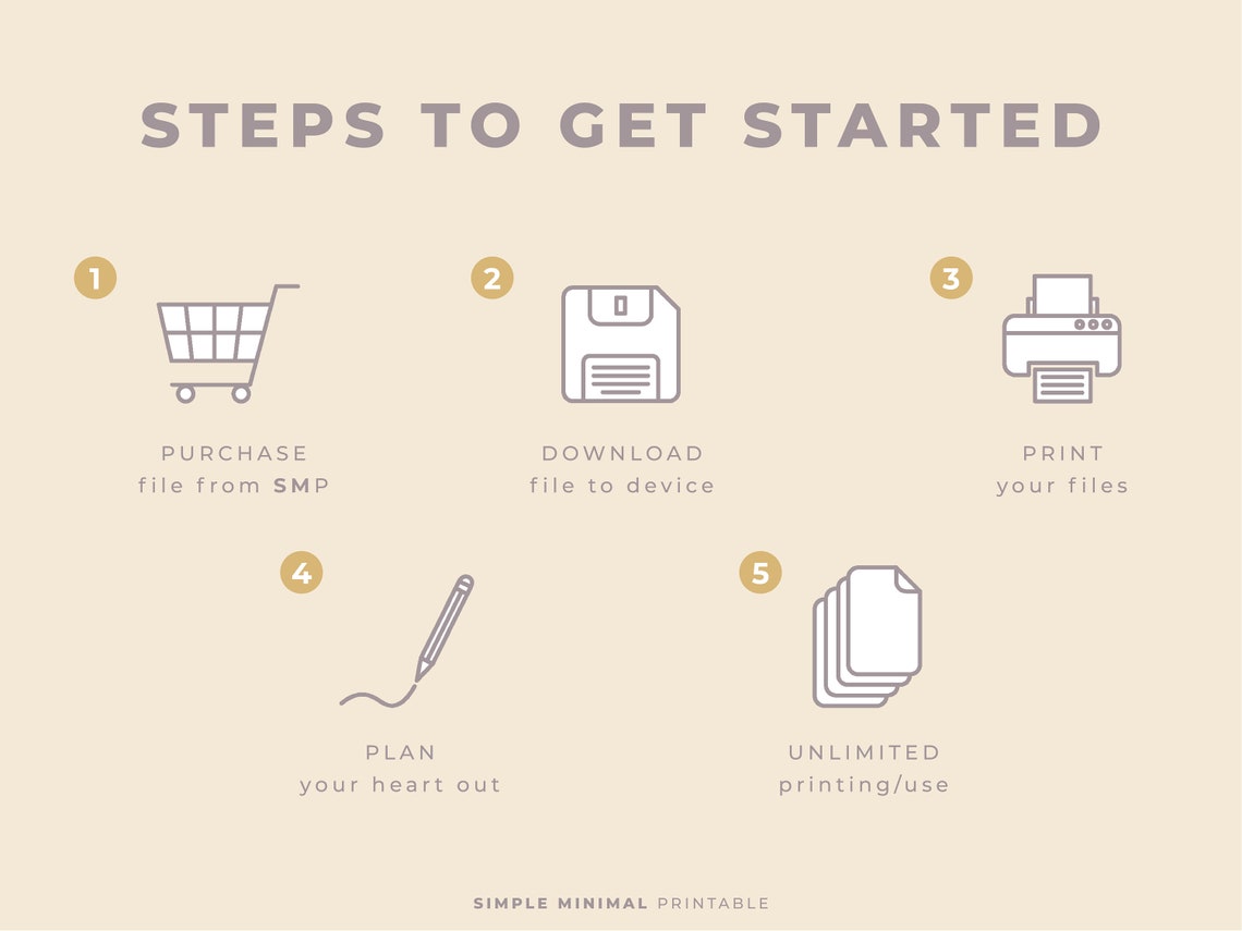 2024 Monthly Printable Calendars, Includes Yearly Calendars, Minimalist ...