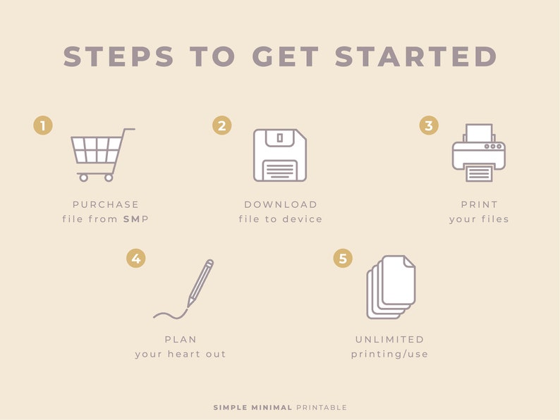 2024 Monthly Printable Calendars, Includes Yearly Calendars, Minimalist ...